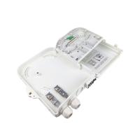 China 8 Cores Outdoor FTTH Fiber Optic Distribution Box Wall Pole Mount IP65 227x181x55mm for sale