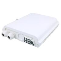 China 8 Cores Outdoor FTTH Fiber Optic Distribution Box Wall Pole Mount IP65 227x181x55mm for sale
