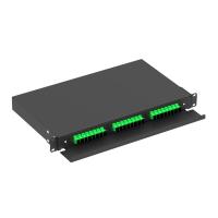 China 1U Drawer Type Indoor ODF 19 Inch Fiber Optical Distribution Frame 48 Ports LC for sale