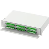 China 1U Drawer Type Indoor ODF 19 Inch Fiber Optical Distribution Frame 48 Ports LC for sale