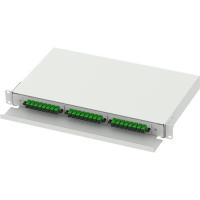 China 1U Drawer Type Indoor ODF 19 Inch Fiber Optical Distribution Frame 48 Ports LC for sale