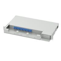 China ODN Network 12 Cores Optical Distribution Frame LC UPC Type 19 Inch Swing Patch Panel for sale