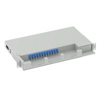 China ODN Network 12 Cores Optical Distribution Frame LC UPC Type 19 Inch Swing Patch Panel for sale