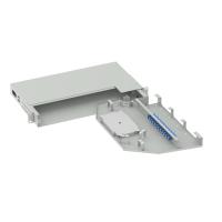 China ODN Network 12 Cores Optical Distribution Frame LC UPC Type 19 Inch Swing Patch Panel for sale