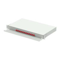 China Cold Rolled Steel 19 Inch Fiber Optic Distribution Frame 48 Ports SC FC ST LC for FTTX for sale