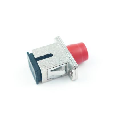 China FTTH LC FC SC ST Hybrid Optic Fiber Adapter Low Insertion Loss ≤0.2 dB for sale