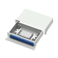 China Cold Rolled Steel 19 Inch Fiber Optic Distribution Frame 48 Ports SC FC ST LC for FTTX for sale