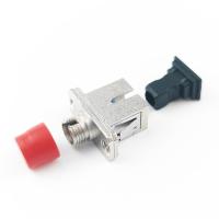 China FTTH LC FC SC ST Hybrid Optic Fiber Adapter Low Insertion Loss ≤0.2 dB for sale