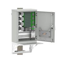 China IP65 Outdoor Waterproof Fiber Distribution Cabinet FDC 01 144 Cores SC FC Adapter for sale