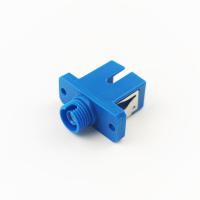 China FTTH Hybrid Optic Fiber Adapter Coupler Zirconia Sleeve SC FC Connector 0.2dB Insertion Loss for sale