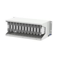 China Gray RAL 7035 4U 144 Cores 19 Inch Fiber Optic Patch Panel ODF Cold Rolled Steel for sale