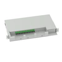 China 12 Cores Swing Patch Panel Optical Distribution Frame 19 Inch SC APC Type Fiber Optic Equipment No for sale