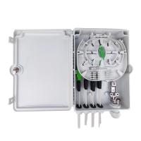 China Wall Pole Mount Fiber Optic Distribution Box for Network FTTH IP65 Outdoor 8 Cores for sale