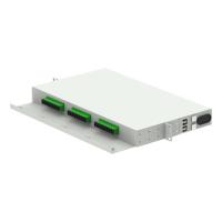 China FTTH 96 Core Optical Distribution Frame 19 Inch Patch Panel with LC Adapter for sale