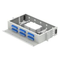 China FTTH 96 Core Optical Distribution Frame 19 Inch Patch Panel with LC Adapter for sale