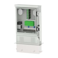 China FTTH Outdoor Waterproof Fiber Distribution Cabinet 48A SC FC LC ST 72 Splice Capacity for sale