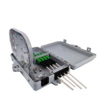 China FTTH Network Access Outdoor IP65 4 Cores Fiber Optic Termination/Distribution Box Access for sale