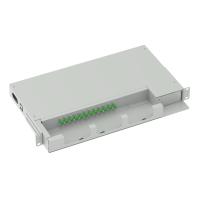 China Sub Optic Distribution Frame 12 Cores 19 Inch FC APC Type Swing Patch Panel for Network FTTH for sale