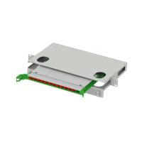 China 12-144 Cores Cold Rolled Steel 19-Inch Fiber Optic Patch Panel for Rack Mount for sale
