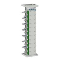 China 792 Cores Open Rack Fiber Optical Distribution Frame ODF Cabinet for Cable Management for sale
