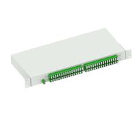 China 5 Time 19inch LC APC Type Fiber Optic Splitter Panel for FTTX Network Solutions for sale