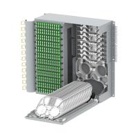 China 576 Cores High Density Flip Down 19 Inch Optic Fiber Patch Panel for Wired LAN Network for sale
