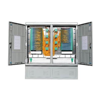 China SMC Outdoor Fiber Distribution Cabinet 576 Cores IP65 FTTH FDC Ground Mounted for sale