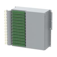 China 576 Cores High Density Flip Down 19 Inch Optic Fiber Patch Panel for Wired LAN Network for sale