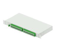 China 5 Time 19inch LC APC Type Fiber Optic Splitter Panel for FTTX Network Solutions for sale