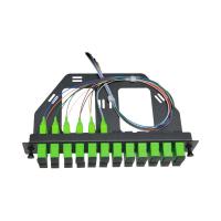 China 576 Cores High Density Flip Down 19 Inch Optic Fiber Patch Panel for Wired LAN Network for sale