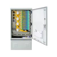 China FTTH FTTX Fiber Distribution Cabinet 1590x750x360mm IP65 SMC 312 Cores for sale