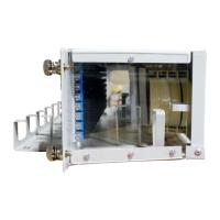 China 5 Time Gray 96cores 19 Inch Flip down Fiber Optic Patchpanel for Optical Equipment for sale