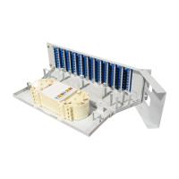 China 5 Time Gray 96cores 19 Inch Flip down Fiber Optic Patchpanel for Optical Equipment for sale