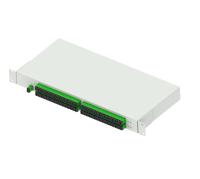 China ODN Network 19inch APC Type Fiber Optic Splitter Panel for 1U Height Data Center FTTX for sale