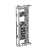 China FTTH 19inch Silver/Gray Open Rack Aluminum Profile Fiber Optical Distribution Frame ODF for sale