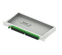 China ODN Network 19inch APC Type Fiber Optic Splitter Panel for 1U Height Data Center FTTX for sale