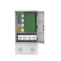 China SMC Outdoor Fiber Distribution Cabinet 288 Cores IP65 FTTH FDC Gray 10 Year Warranty for sale