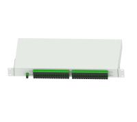 China ODN Network 19inch APC Type Fiber Optic Splitter Panel for 1U Height Data Center FTTX for sale