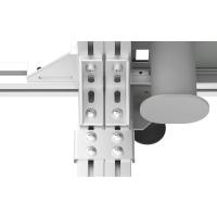 China FTTH 19inch Silver/Gray Open Rack Aluminum Profile Fiber Optical Distribution Frame ODF for sale