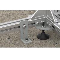 China FTTH 19inch Silver/Gray Open Rack Aluminum Profile Fiber Optical Distribution Frame ODF for sale