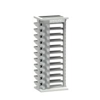 China Durable Silver Finish 47U ODF Rack Cabinet for Indoor Network FTTH FTTX Tray Loaded for sale
