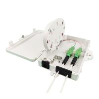 China Network Distribution Access Outdoor FTTH IP65 Fiber Optic Termination Box 2 Cores PC ABS for sale