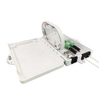 China Network Distribution Access Outdoor FTTH IP65 Fiber Optic Termination Box 2 Cores PC ABS for sale