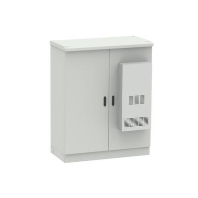 China Outdoor Telecommunication Cabinet 45U 1650x1400x680mm Cold Rolled Steel Floor Mount for sale