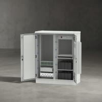 China Outdoor Telecommunication Cabinet 45U 1650x1400x680mm Cold Rolled Steel Floor Mount for sale