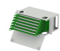 China Outdoor Telecommunication Cabinet 45U 1650x1400x680mm Cold Rolled Steel Floor Mount for sale
