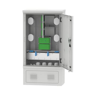 China SMC Outdoor Fiber Distribution Cabinet 96 Cores IP65 for FTTH FTTX 1035x550x310mm for sale