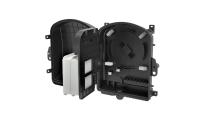 China 16 Port Outdoor FTTH Fiber Optic Terminal Box 24 Core Capacity IP65 Wall Pole Mount for sale