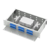 China Sub Optic Distribution Frame 48 Ports 19 Inch LC UPC Patch Panel for Network FTTH Best for sale