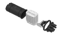 China 3- Black 288 Cores Fiber Optic Splice Closure Cable Joint Box for Network FTTH Networks for sale